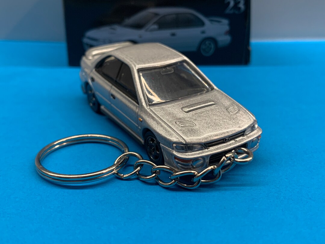 Tomy Tomica Premium 98 Subaru Impreza WRX STI 22B Silver Keychain - Etsy
