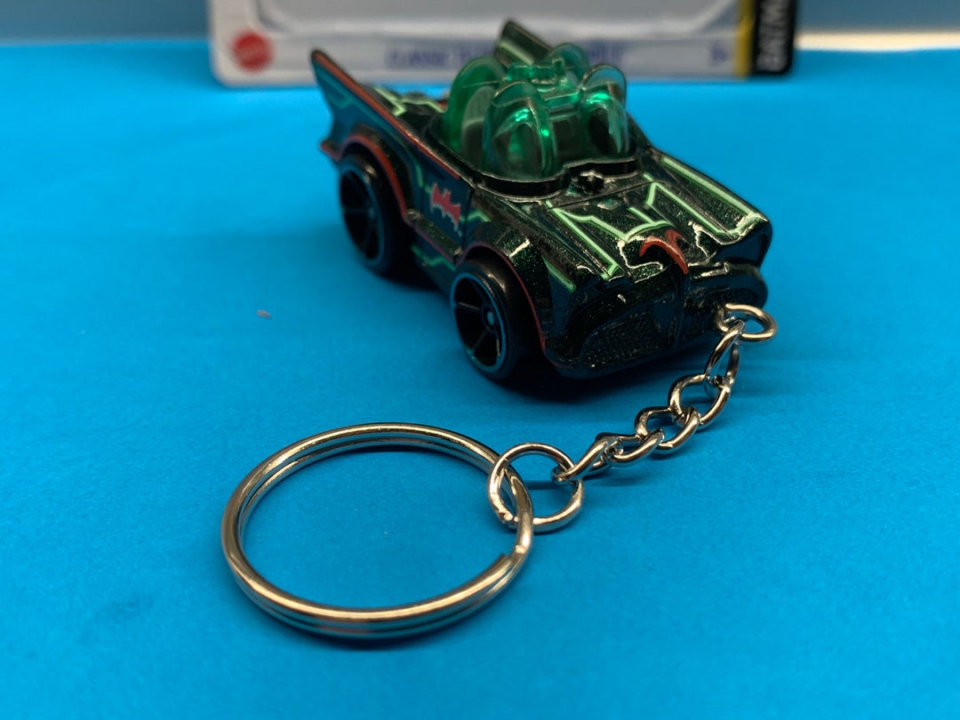 Hot Wheels 66 Batman Batmobile Tv Series Tooned DC Comics Keychain - Etsy