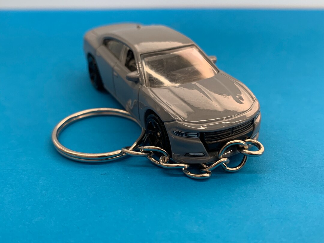 Matchbox 18 Dodge Charger SRT Keychain - Etsy