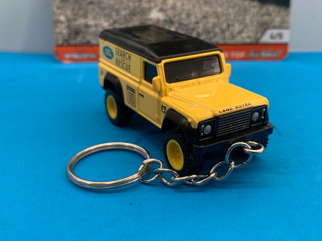 Hot Wheels Premium 83 Land Rover Defender 110 Hard Body Keychain - Etsy