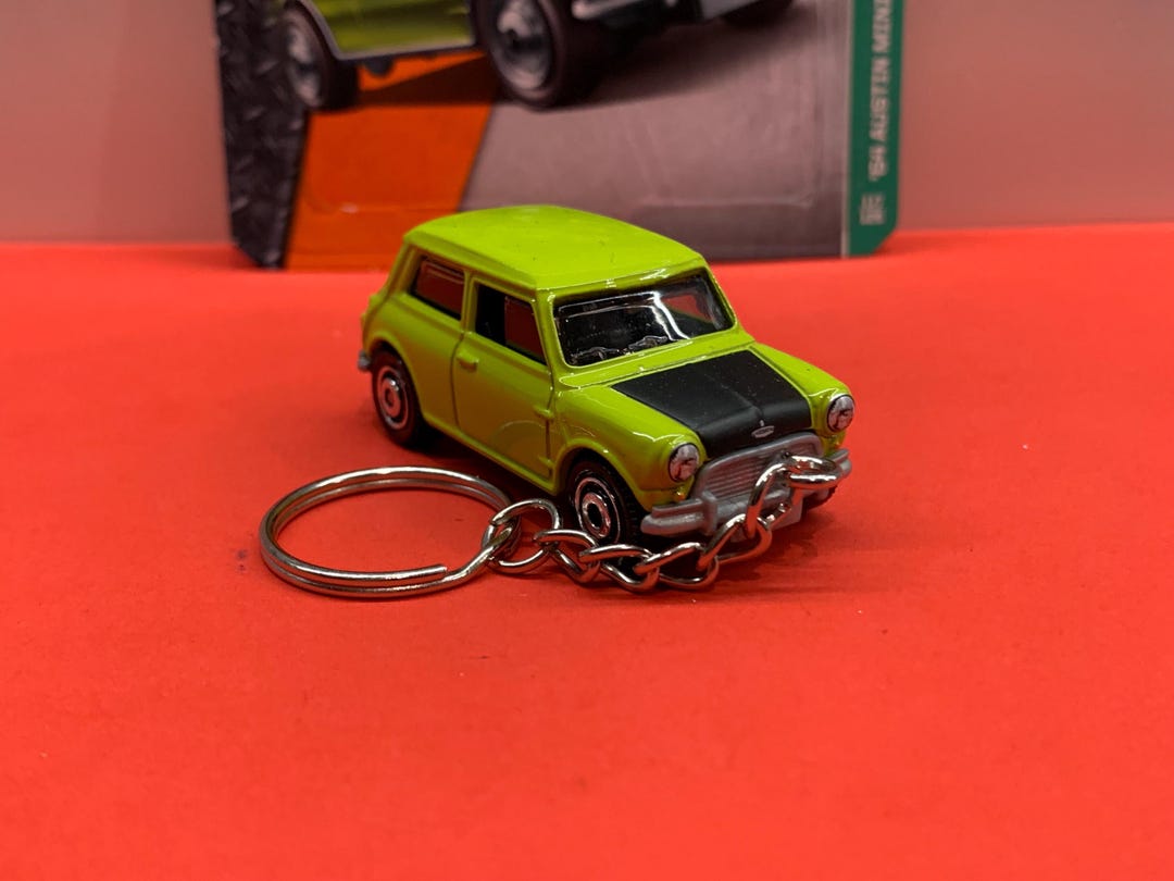 Matchbox 64 Austin Mini Cooper Mr. Bean Keychain - Etsy