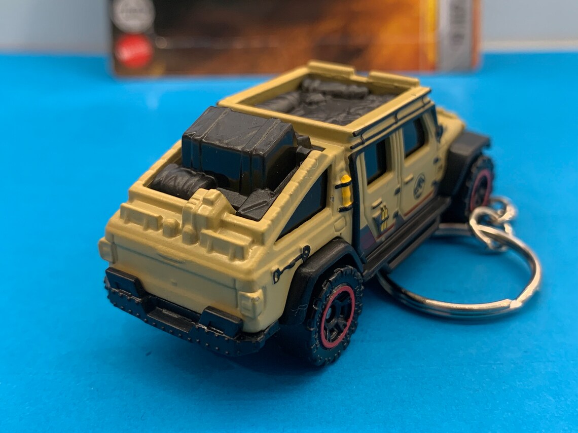 Matchbox 20 Jeep Gladiator Rubicon Jurassic Park World Keychain - Etsy
