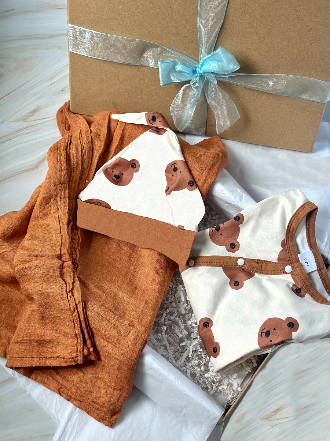 Boy Baby Bear Coming Home Outfit for Baby Boy Bear Print Baby Clothes ...