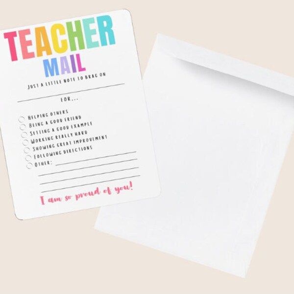 Printable Daycare Note Teacher Going Home Note Daycare Mail Note From ...