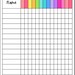 Rainbow Teacher Gradebook Teacher Gradebook Elementary Gradebook - Etsy