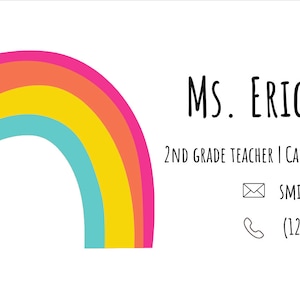 Customized Rainbow Email Signature - Etsy