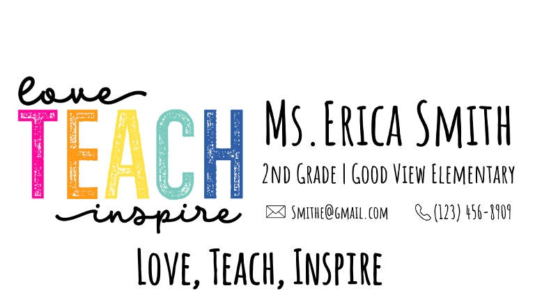 Customized Email Signatures rainbow Colored - Etsy