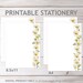 Daisies Spring Flowers Printable Stationery Lined and Unlined A4 and 8 ...