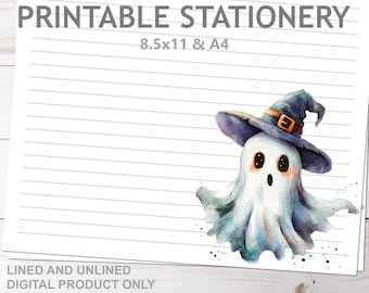 Goth Bat Boots Printable Stationery in A4 and 8.5x11 US Letter Size ...