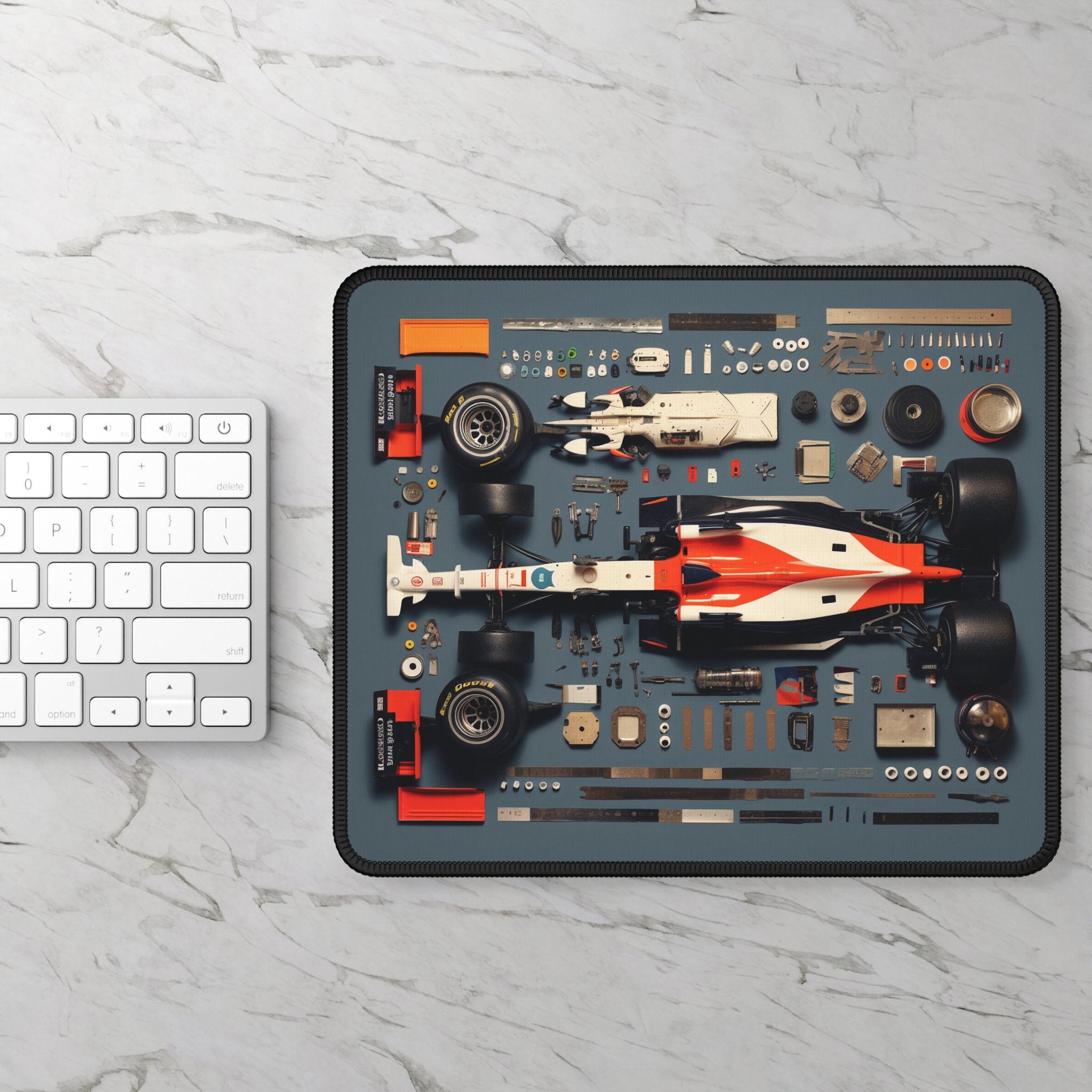 F1 Race Car Design Gaming Mouse Pad Inspired by Mclaren Style Motor ...