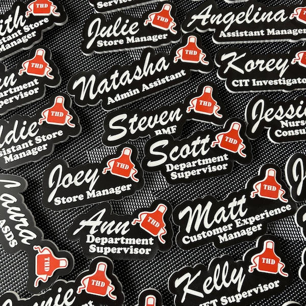 Custom Magnetic Name Tags - Etsy