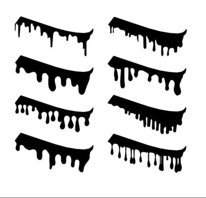 Drip Pattern: 12x8 Inch Reusable Stencils for Baking, Artistry, and ...