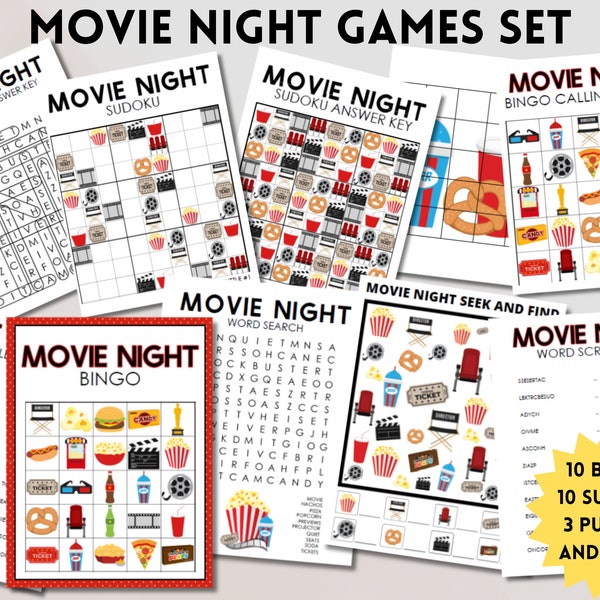 Movie Night - Etsy
