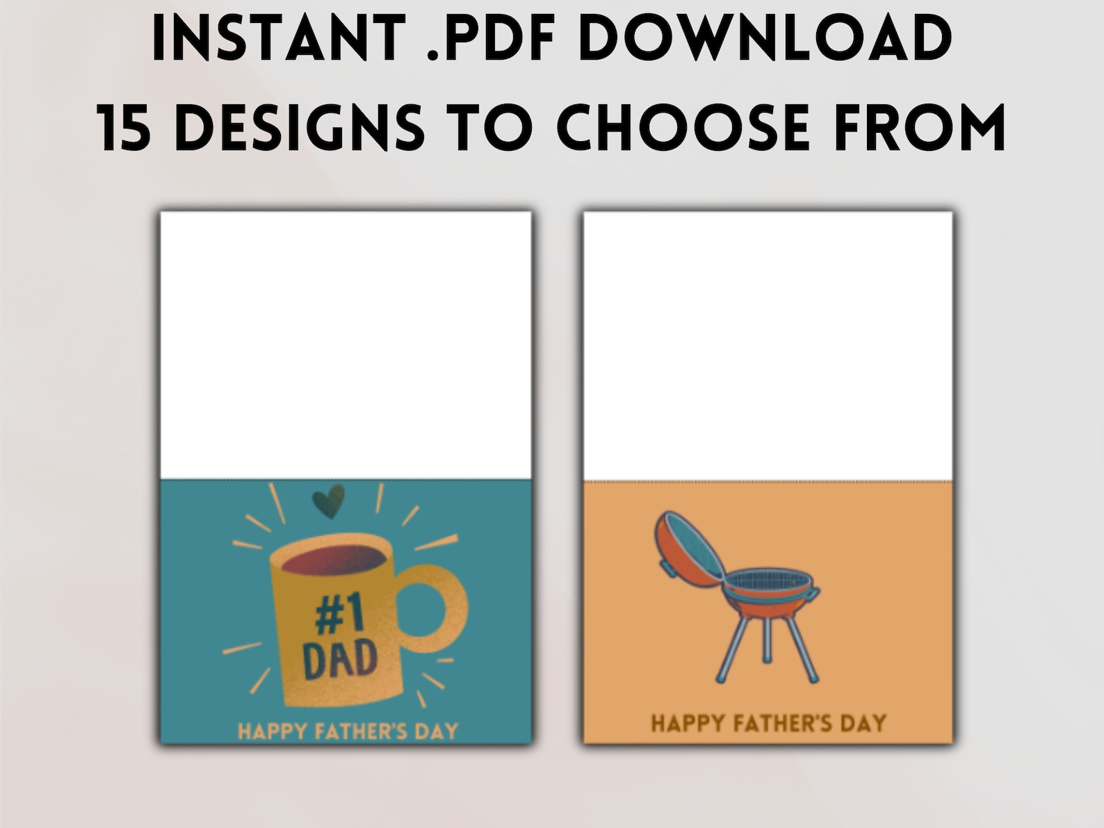 Printable Father's Day Cards - Etsy
