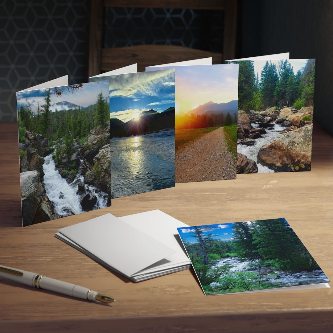 Rocky Mountain National Park Set 1 Multi-design Greeting Cards (5-pack) Blank Cards Nature Heals ...
