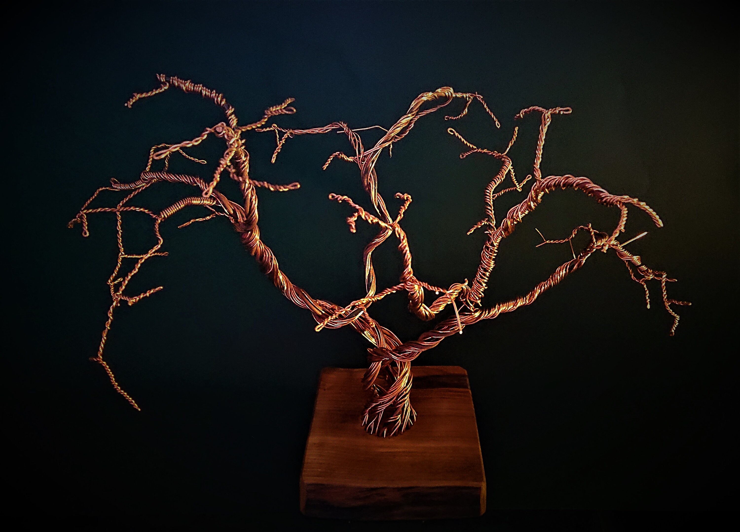 Tree Nr1 Recycled Wire Copper Tree - Etsy