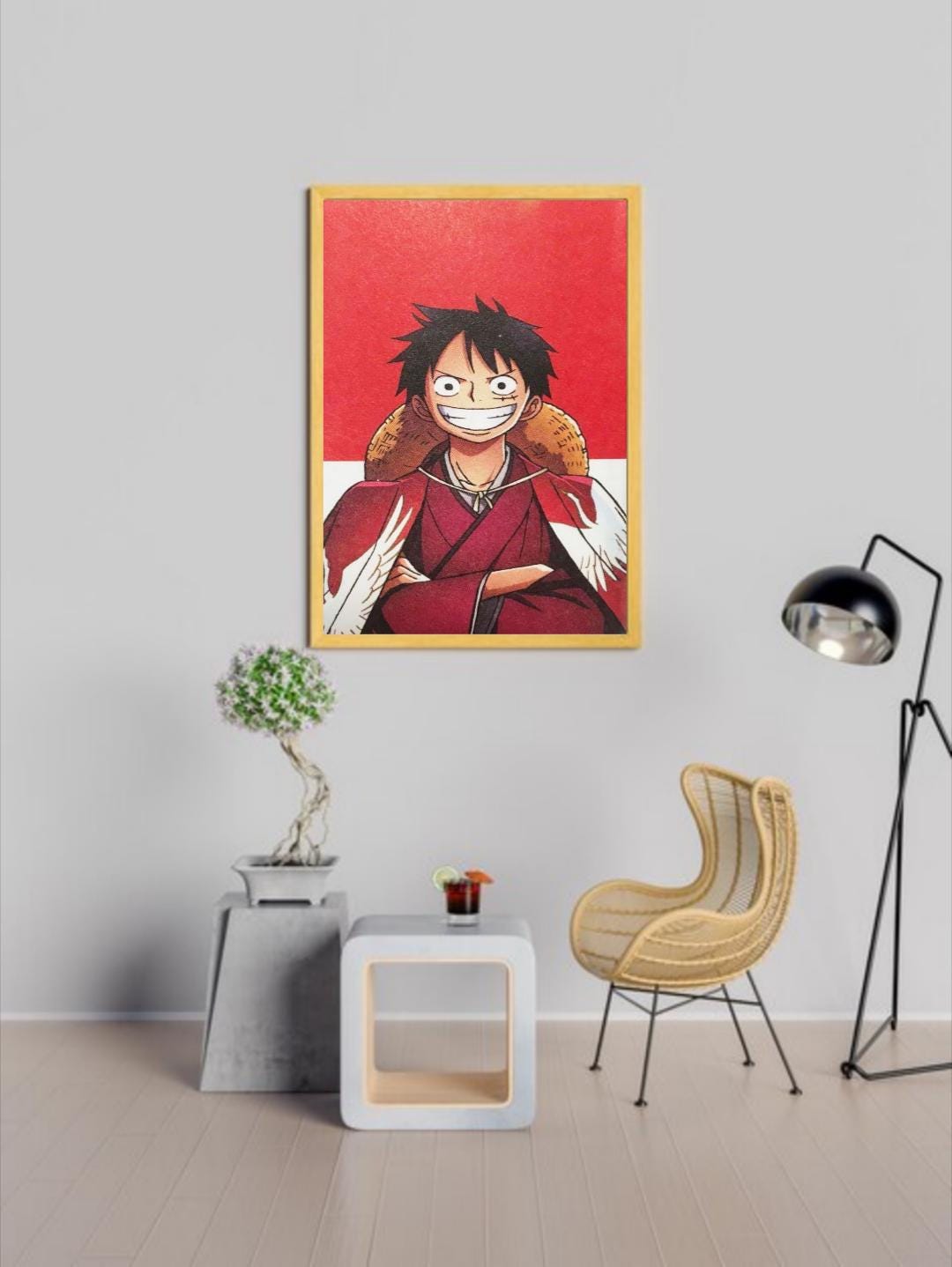 Monkey D Luffy From One Piece Handmade Anime Poster - Etsy