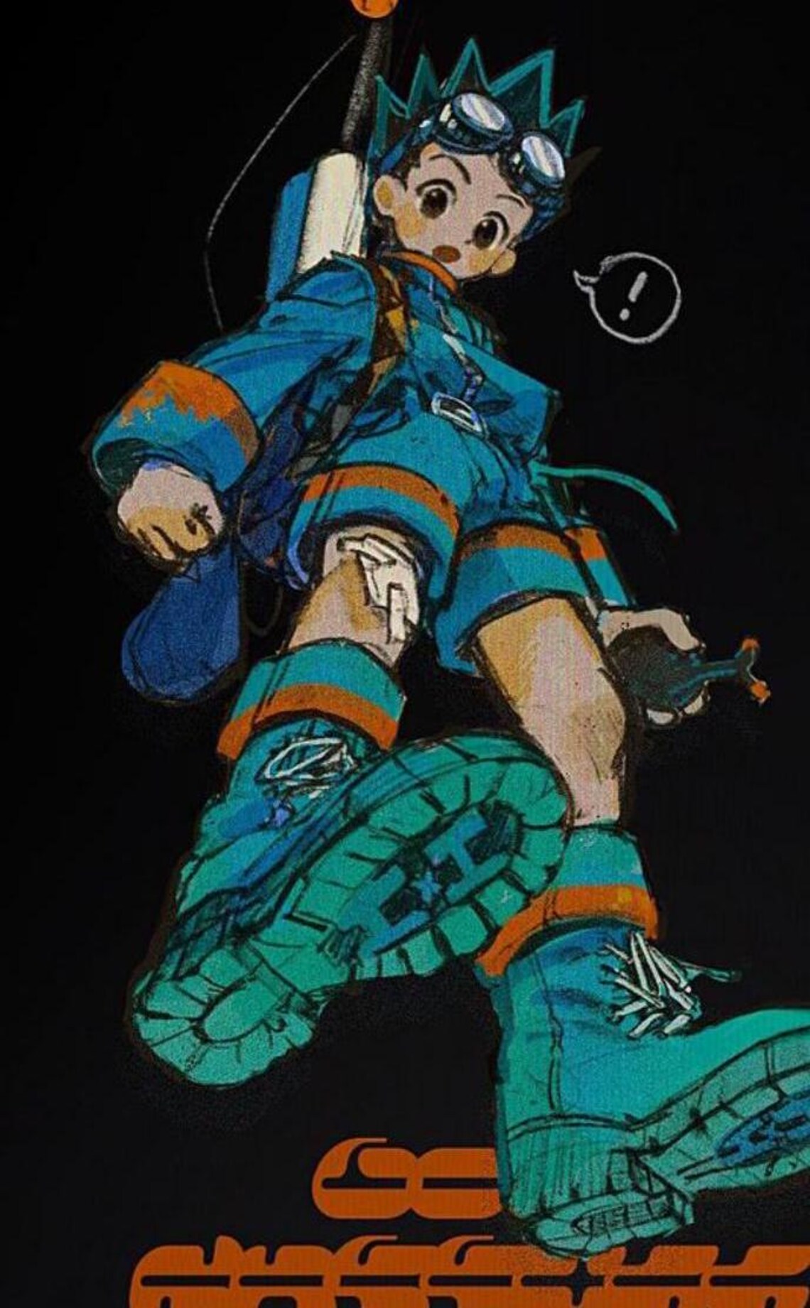 Gon Freecss Hunterxhunter Handmade Poster on Chart Paper - Etsy