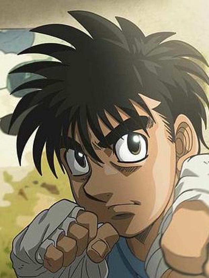 Hajime No Ippo Handmade Anime Poster - Etsy