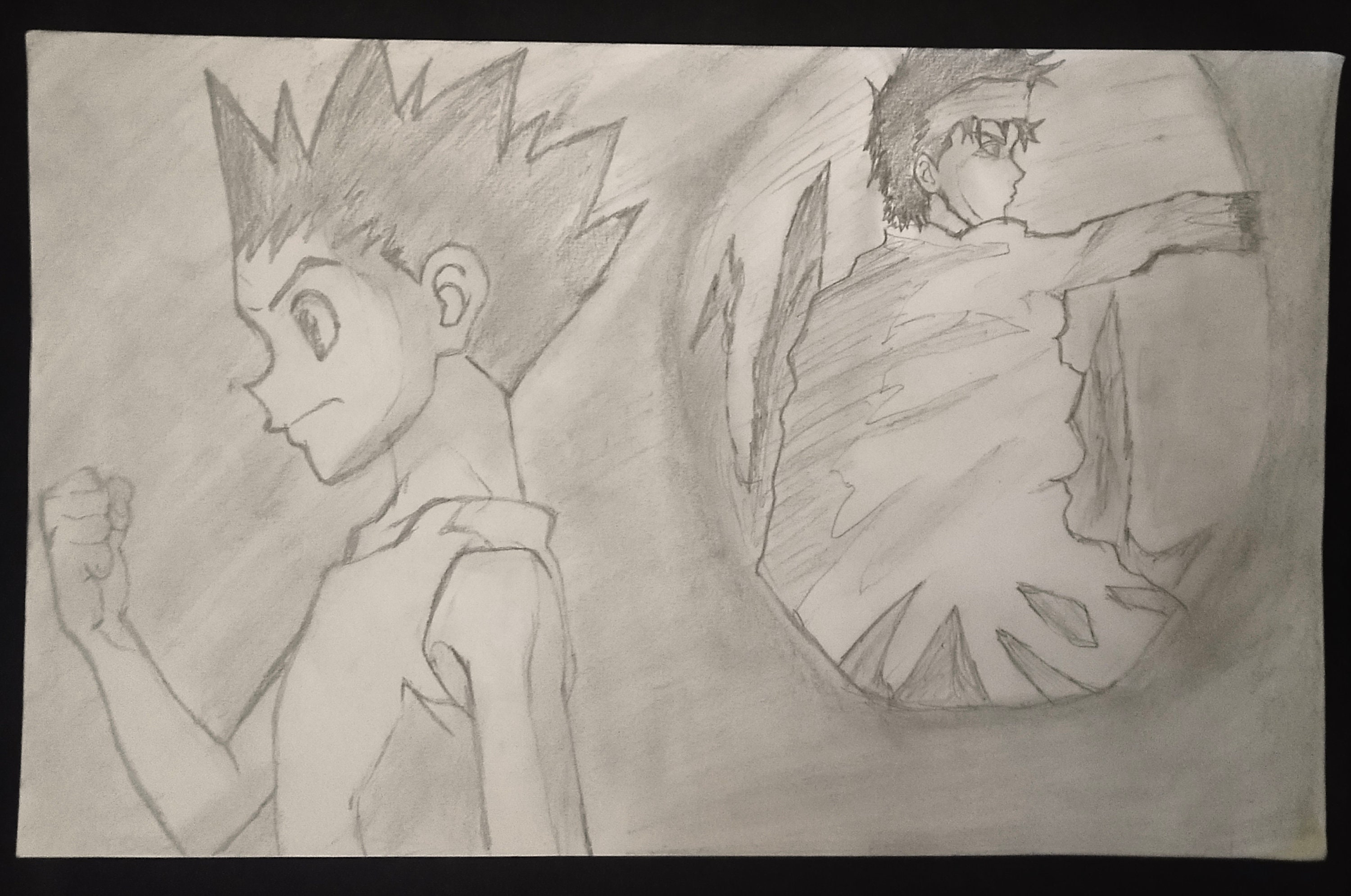 Handmade Manga Poster on Chart Paper Anime - Etsy