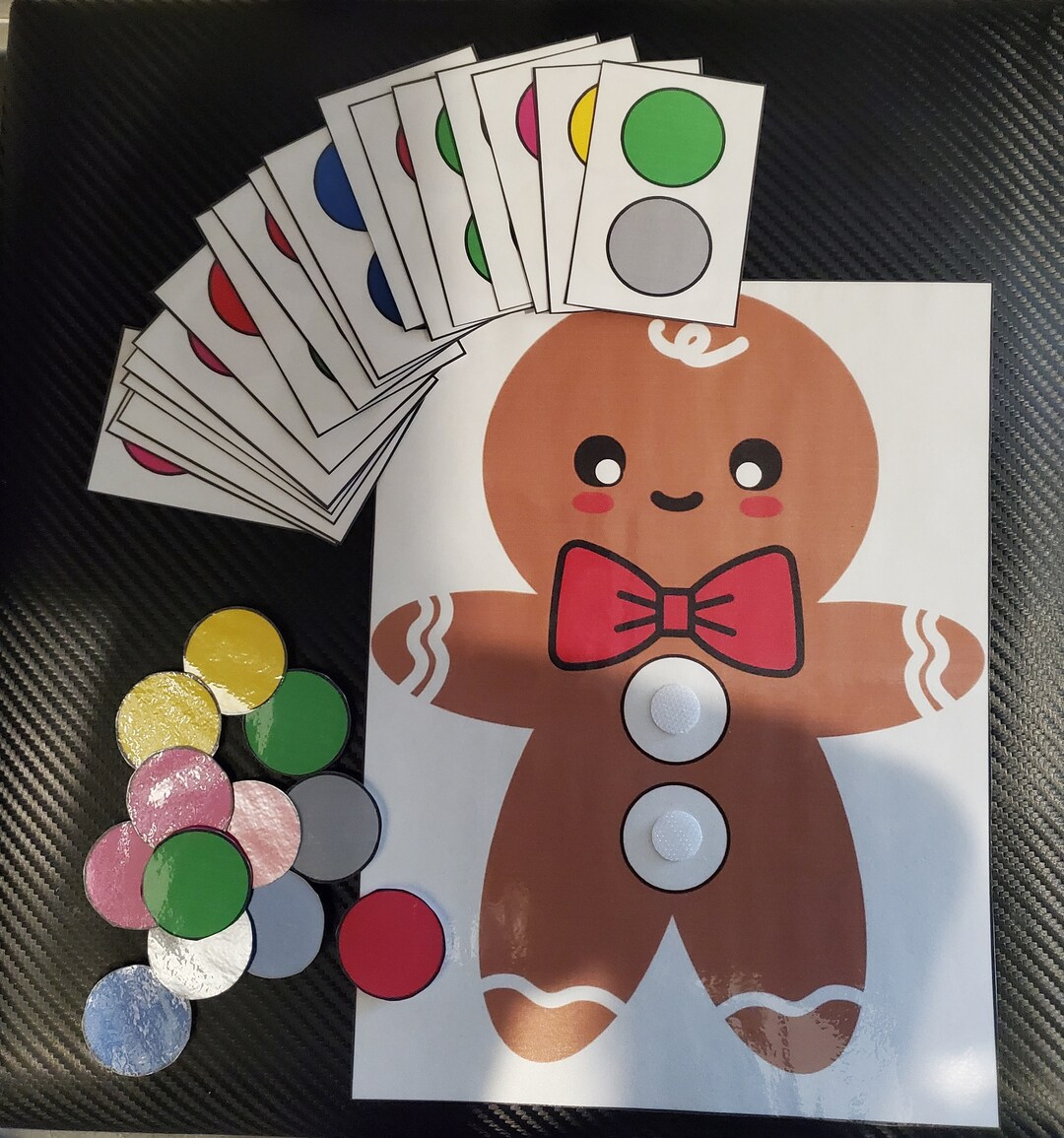 Gingerbread Button Activity - Etsy