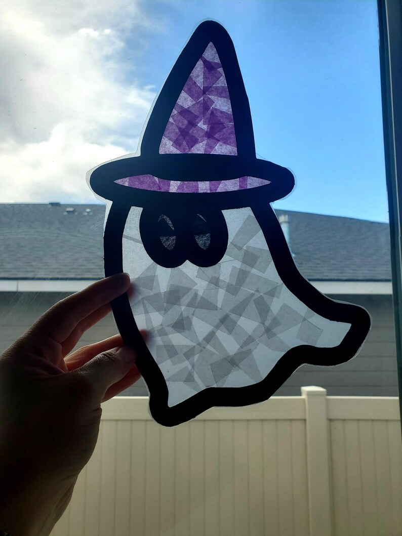 Halloween Suncatcher Craft Kit for Kids – Fun & Easy Paper Craft ...