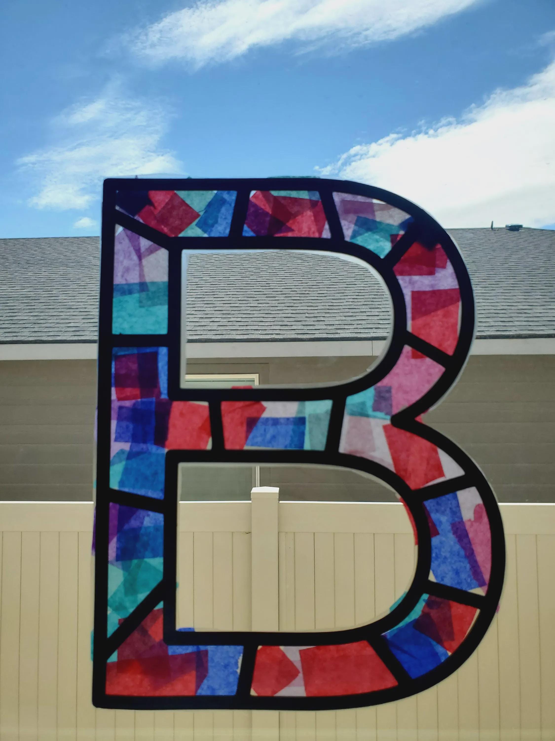 DIY Suncatcher Letter Craft Kit: Alphabet Learning Activity for Kids - Etsy