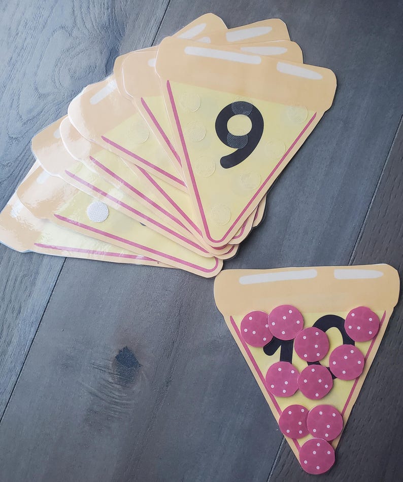 Pizza Counting Activity: Preschool Math Game (PDF Download) - Etsy