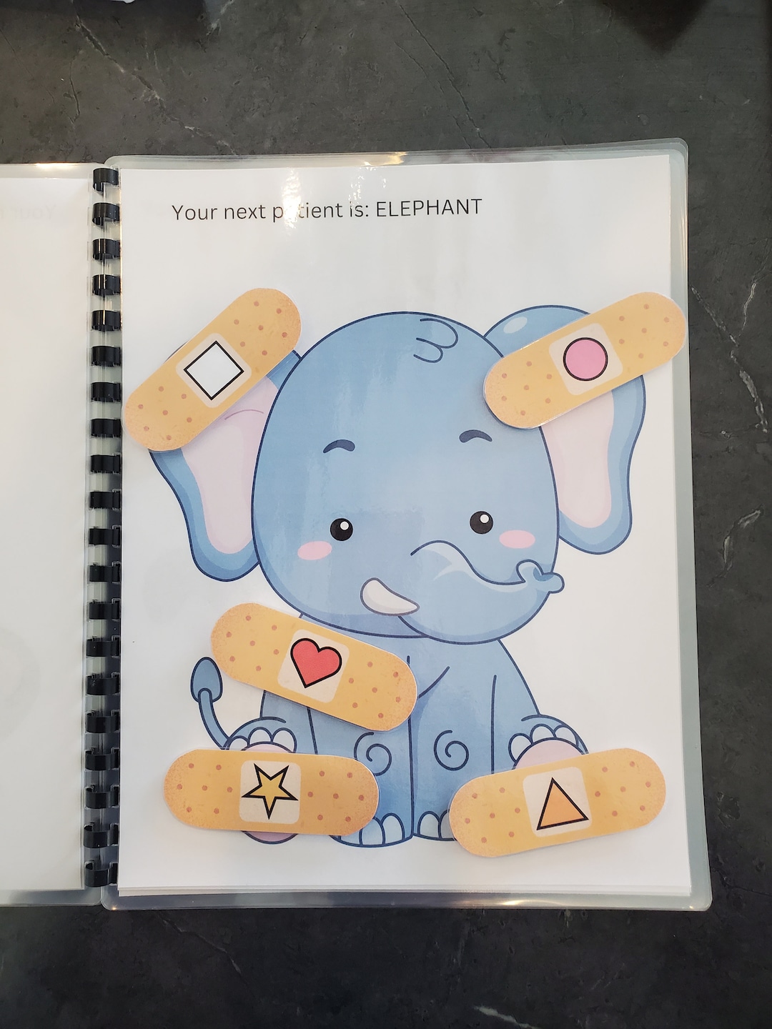 Vet Clinic- Shapes Workbook - Etsy