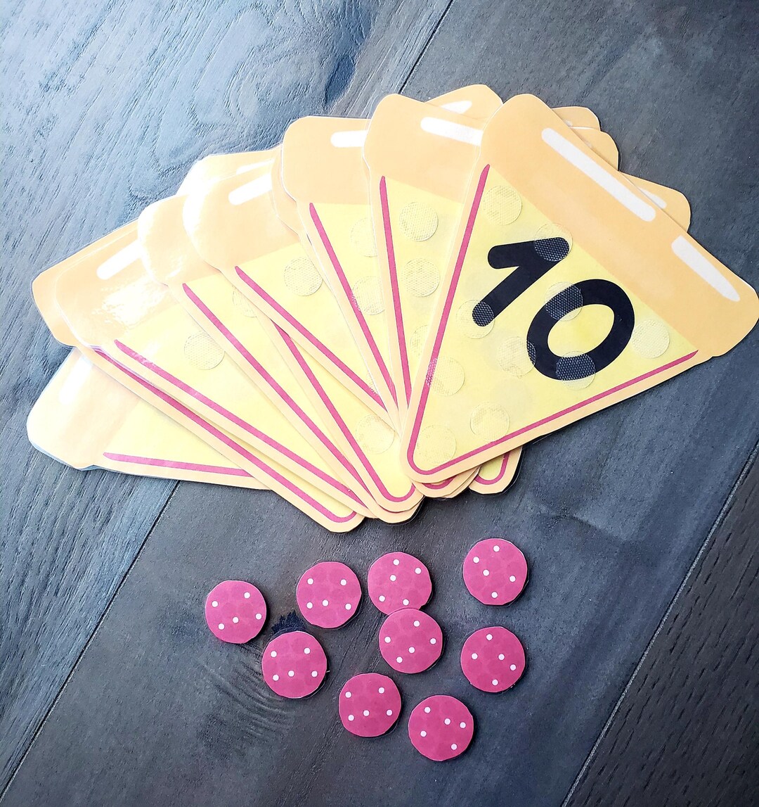 Pizza Counting Activity: Preschool Math Game (PDF Download) - Etsy