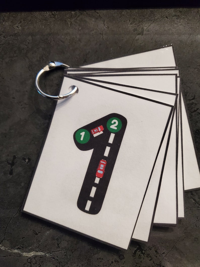 Finger Trace Numbers 1-9 - Etsy