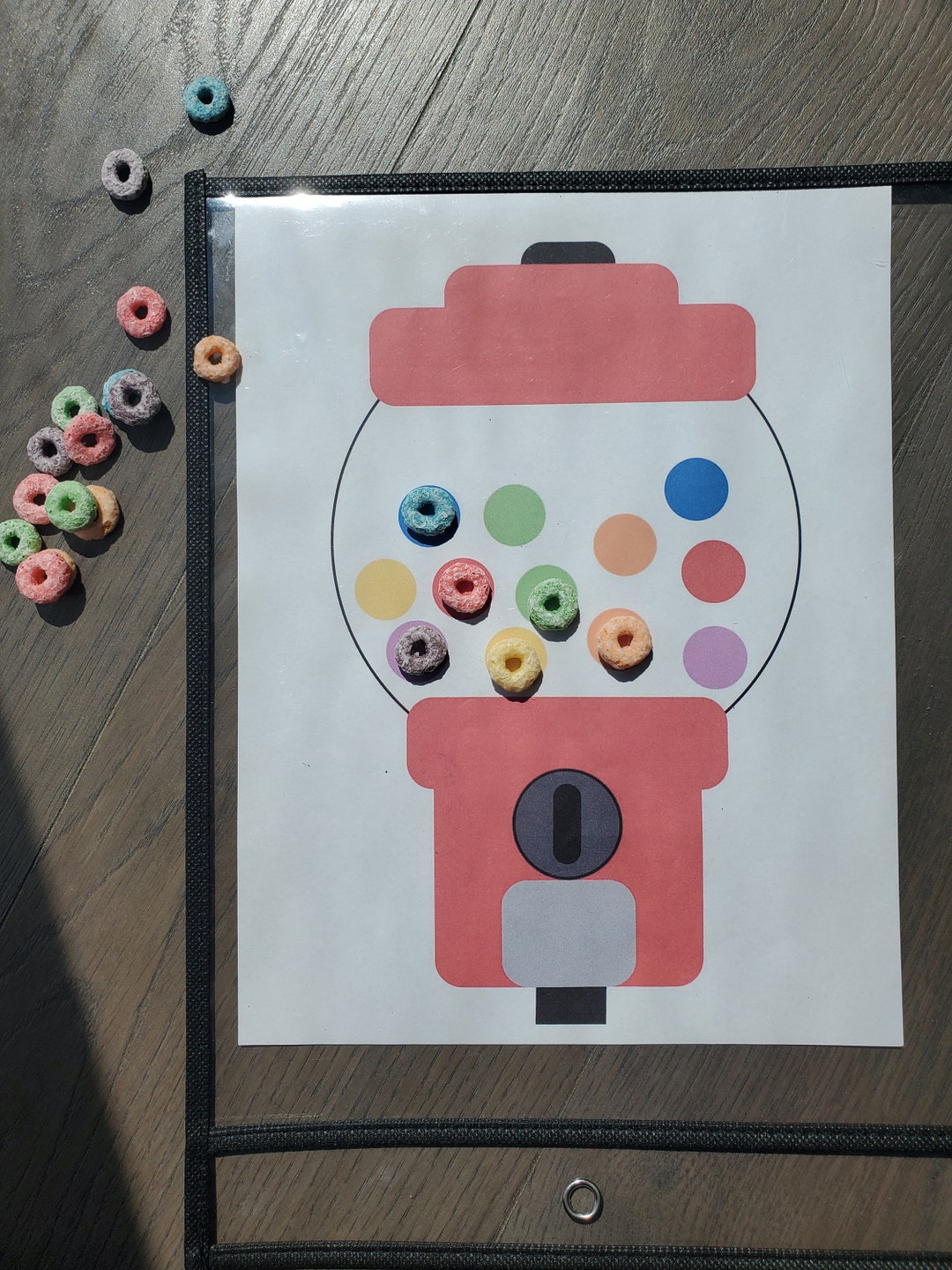 Gumball Color Activity/ Gumball Color Sorting Activity / Food Placemat ...