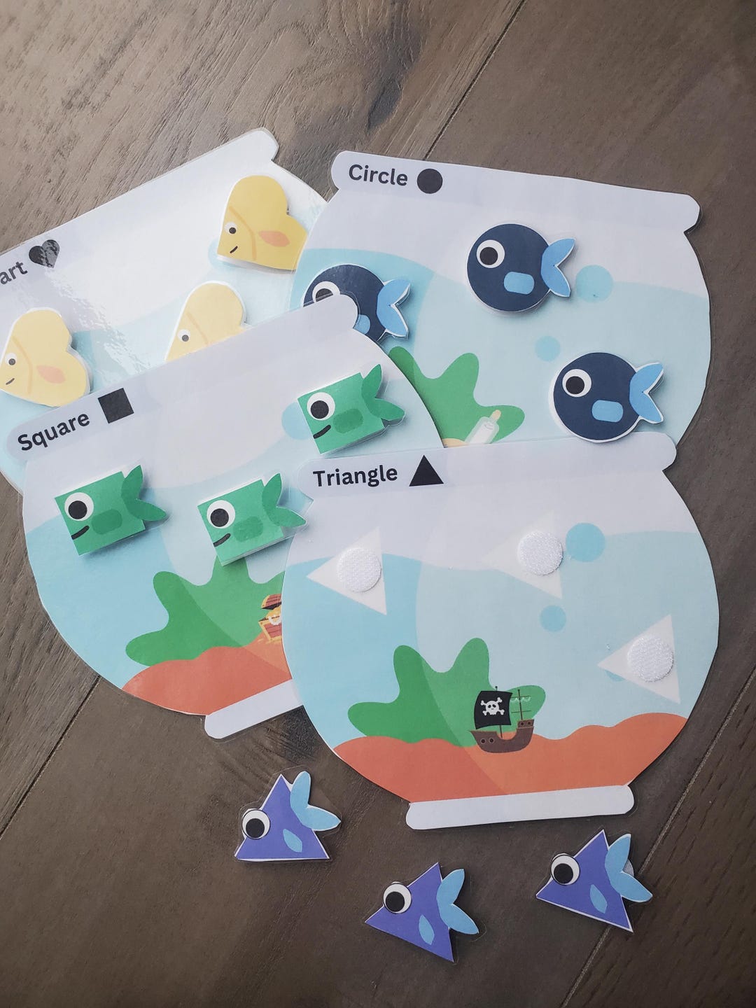 Fish Shape Sorting Activity: Preschool Learning (PDF Download) - Etsy