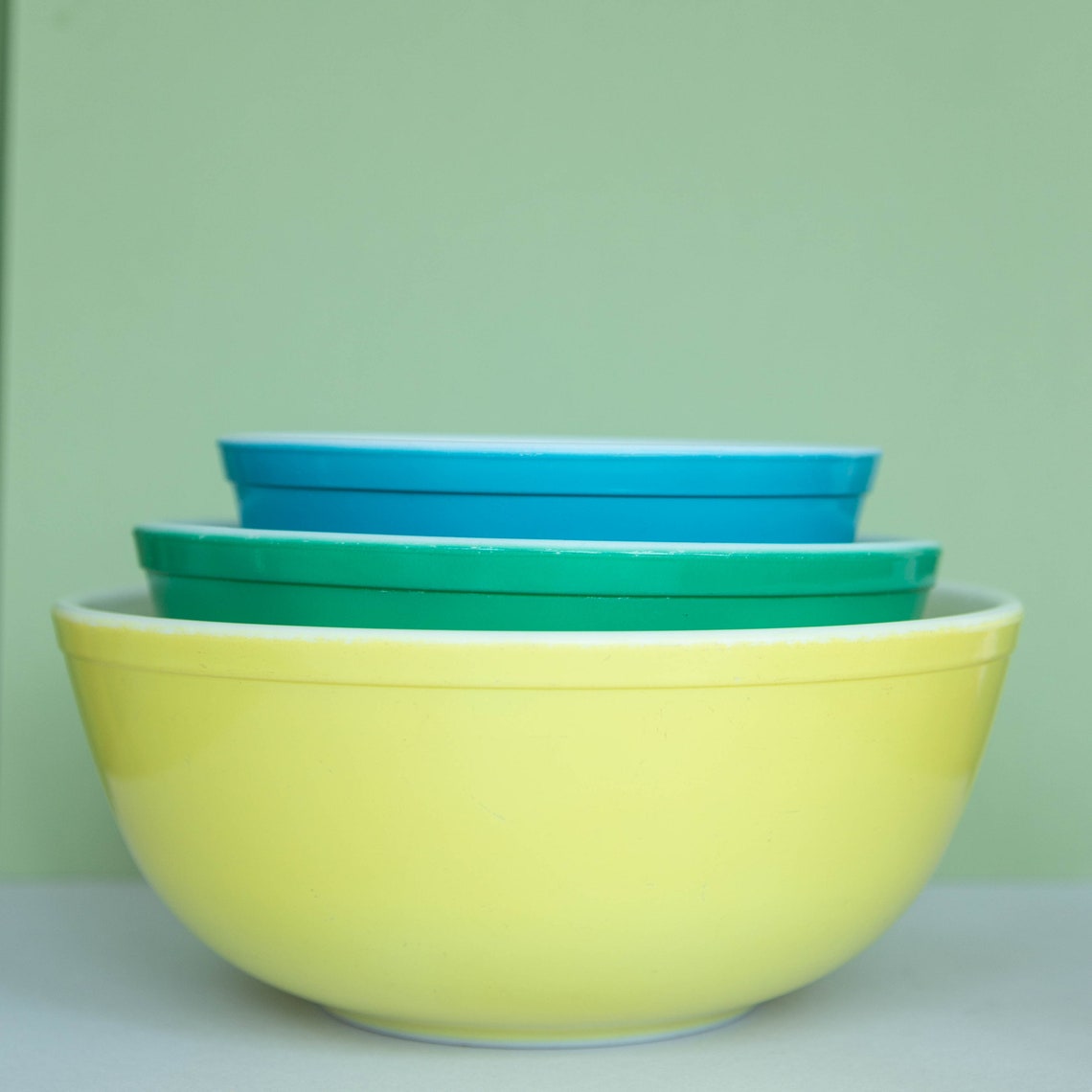 Set of 3 Vintage Pyrex Bowls - Etsy