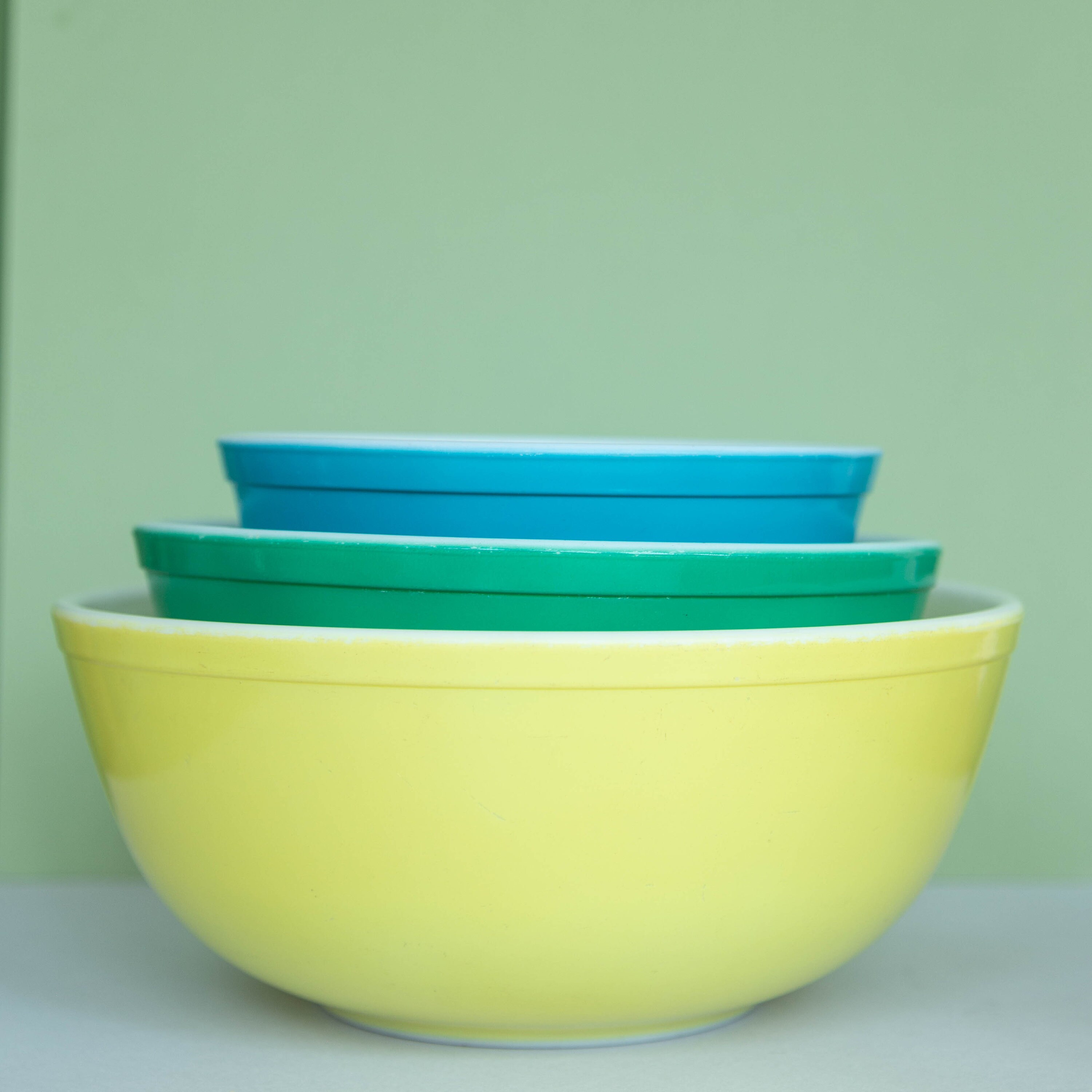 Set of 3 Vintage Pyrex Bowls - Etsy