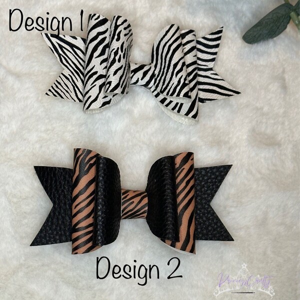 Zebra Bows - Etsy
