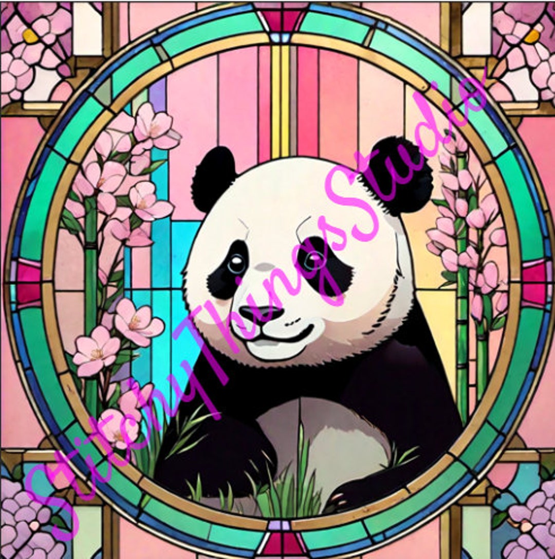 Pinky the Panda Stitching Pattern - Etsy