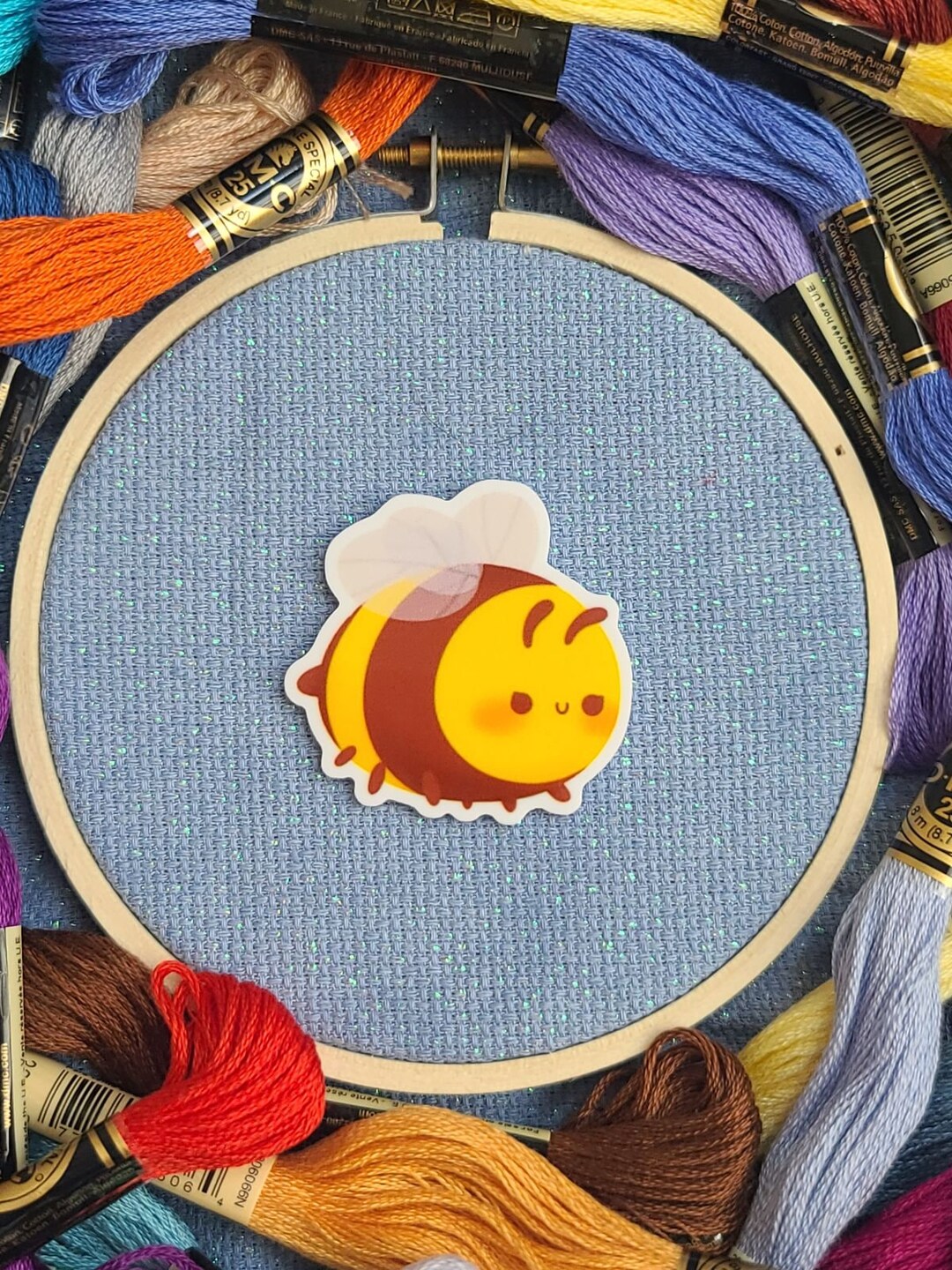Bubbles the Bumble Bee Needle Minder - Etsy