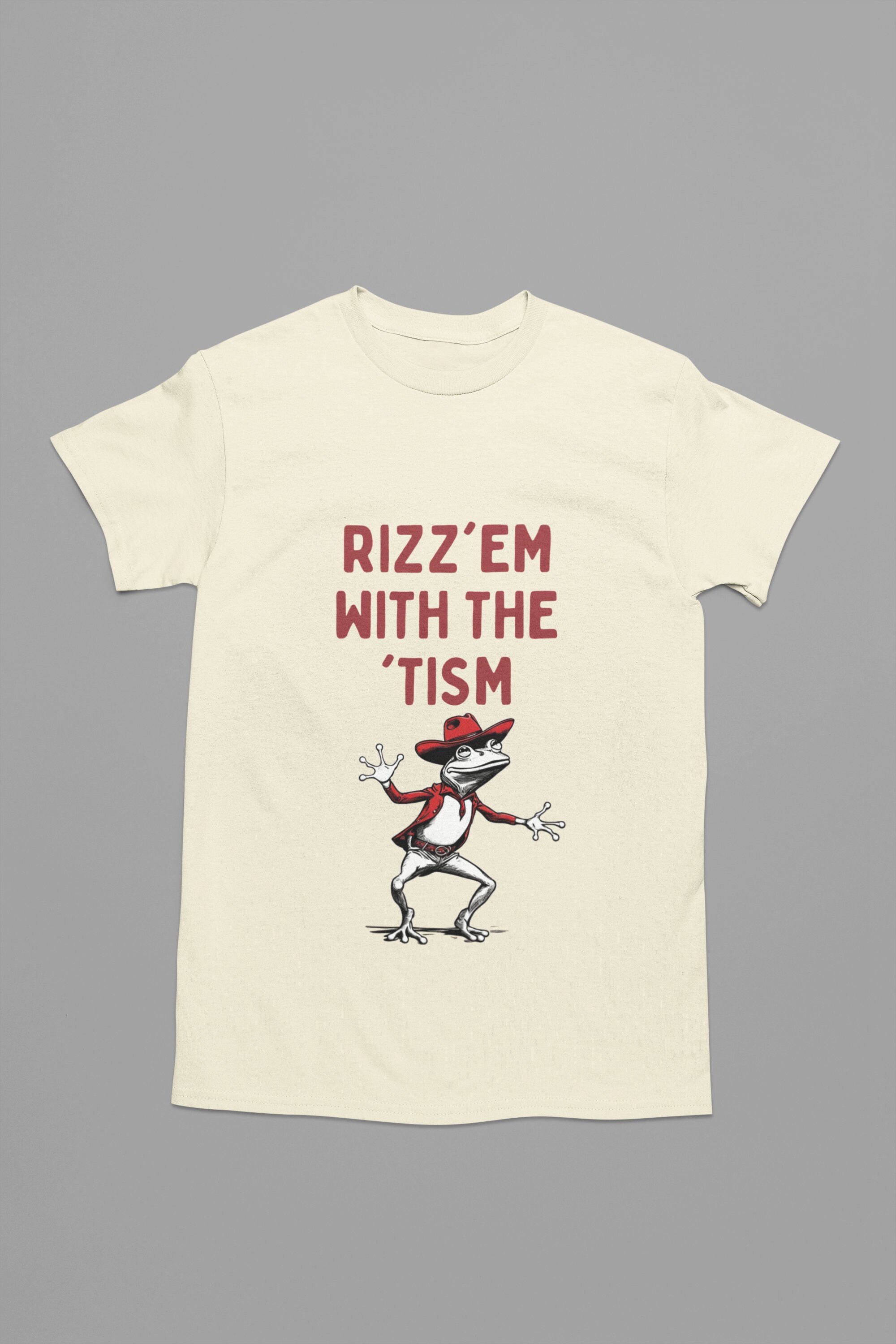 Rizz Em With the Tism Graphic T-shirt, Retro Unisex Adult T Shirt ...