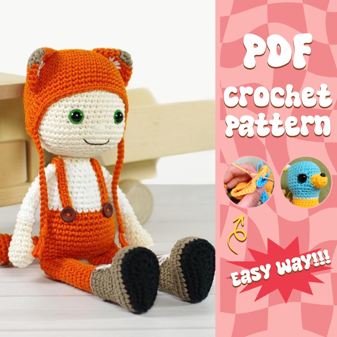 Chibi Doll Crochet Pattern Amigurumi Crochet Chibi Doll - Etsy