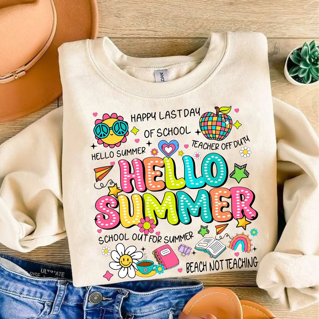 Hello Summer Png, Last Day of School Png, End of School Png, School's ...