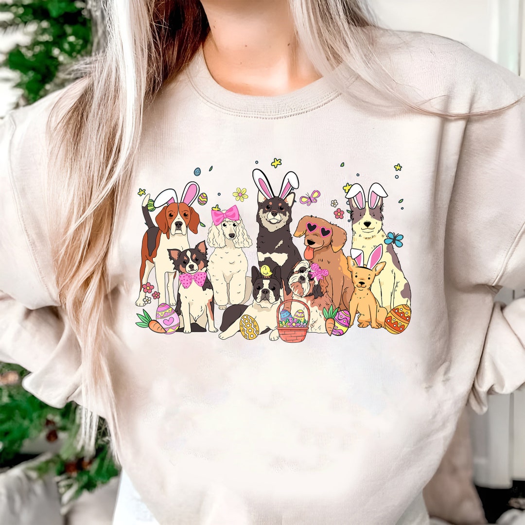 Easter Dogs Png Instand Download, Cute Easter Png, Dog Lover Png, Dog ...