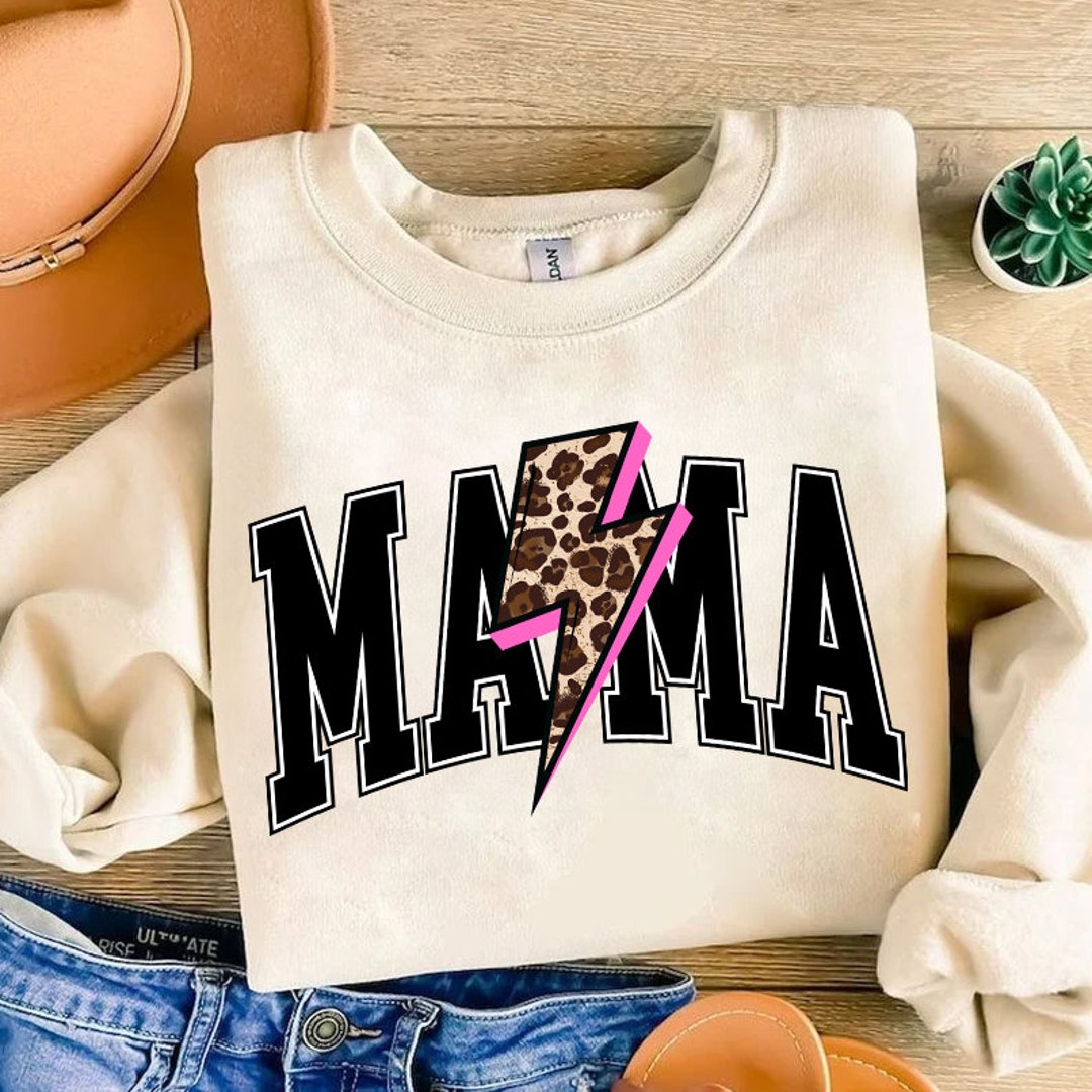 Mama Lightning Bolt Png Instant Download, Mama Png, Mama Shirt, Mom ...