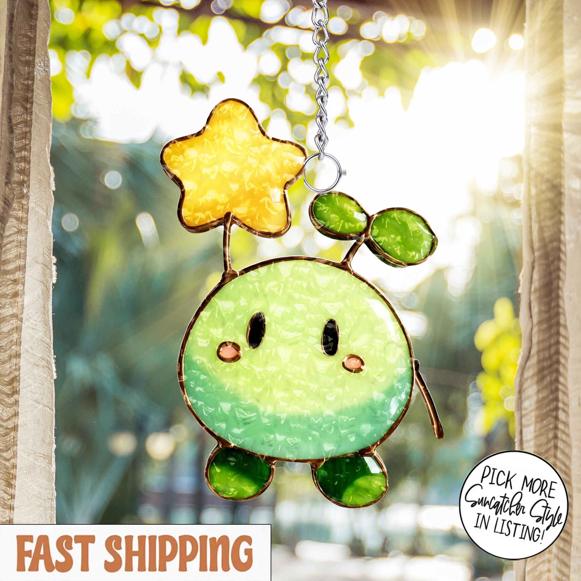 Stardew Valley Suncatcher, Junimo Acrylic Window Hanging, Fan Art Home ...