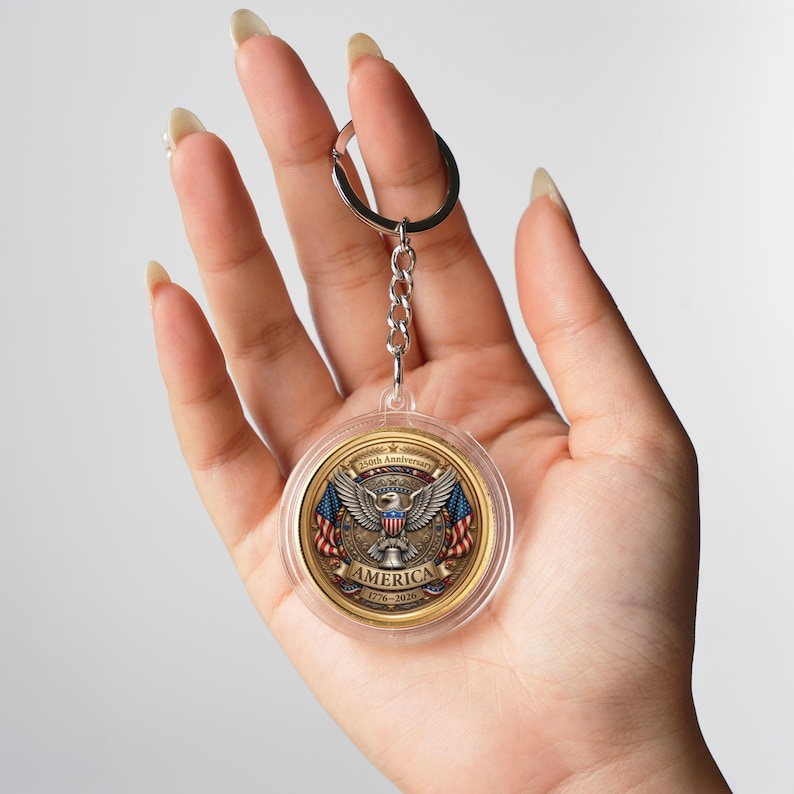 250th Anniversary USA Coin 1776-2026, American Eagle Challenge Coin ...