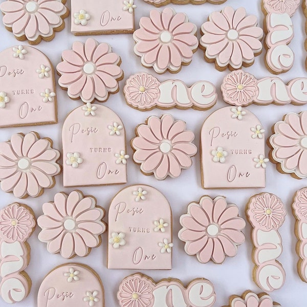 Daisy Cookies - Etsy
