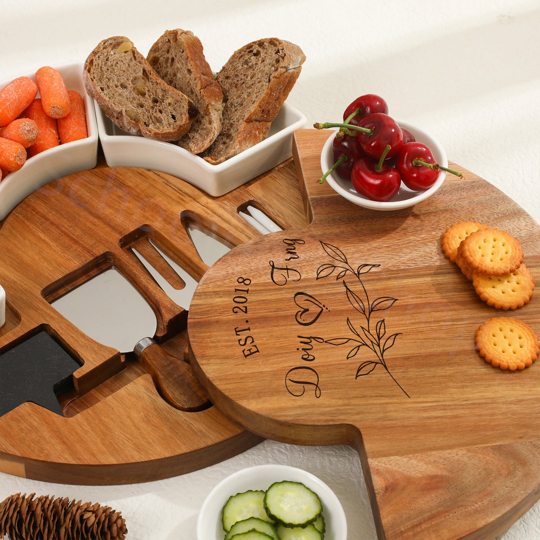 Personalized Cheese Cutting Board,charcuterie Board,new Home Kitchen ...