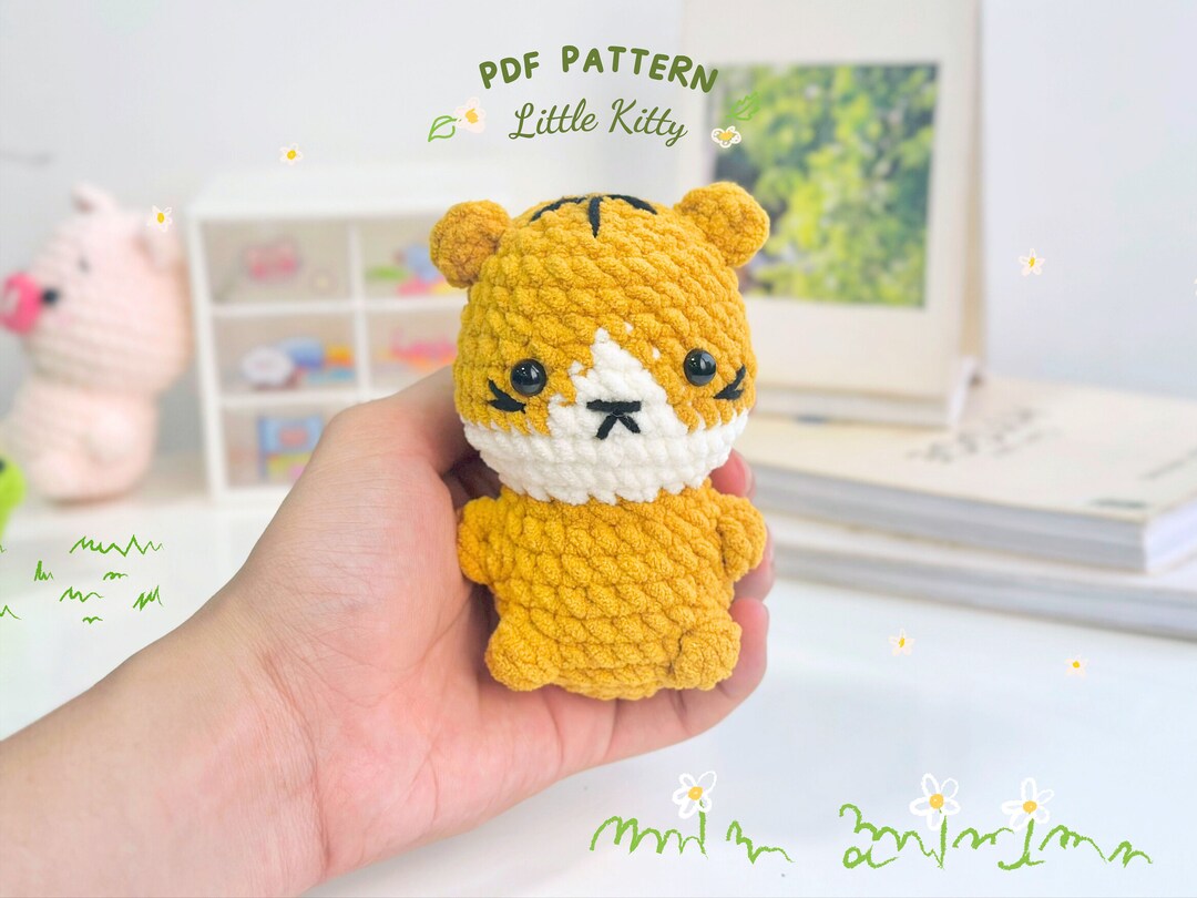 No Sew Cat Crochet Pattern No Sew Cat Amigurumi Crochet - Etsy