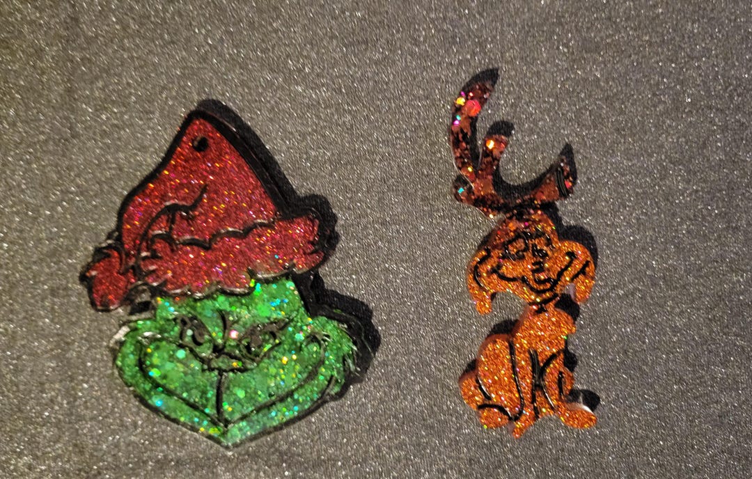 Grinch and Max Ornament - Etsy