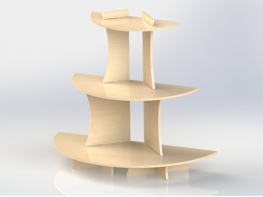 Corner Retail Counter Display Stand Digital File Ai Svg Dxf - Etsy